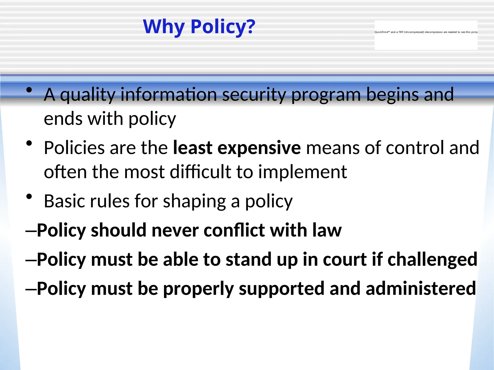 Information Security Policies: General principles.ppt