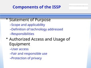 Information Security Policies: General principles.ppt