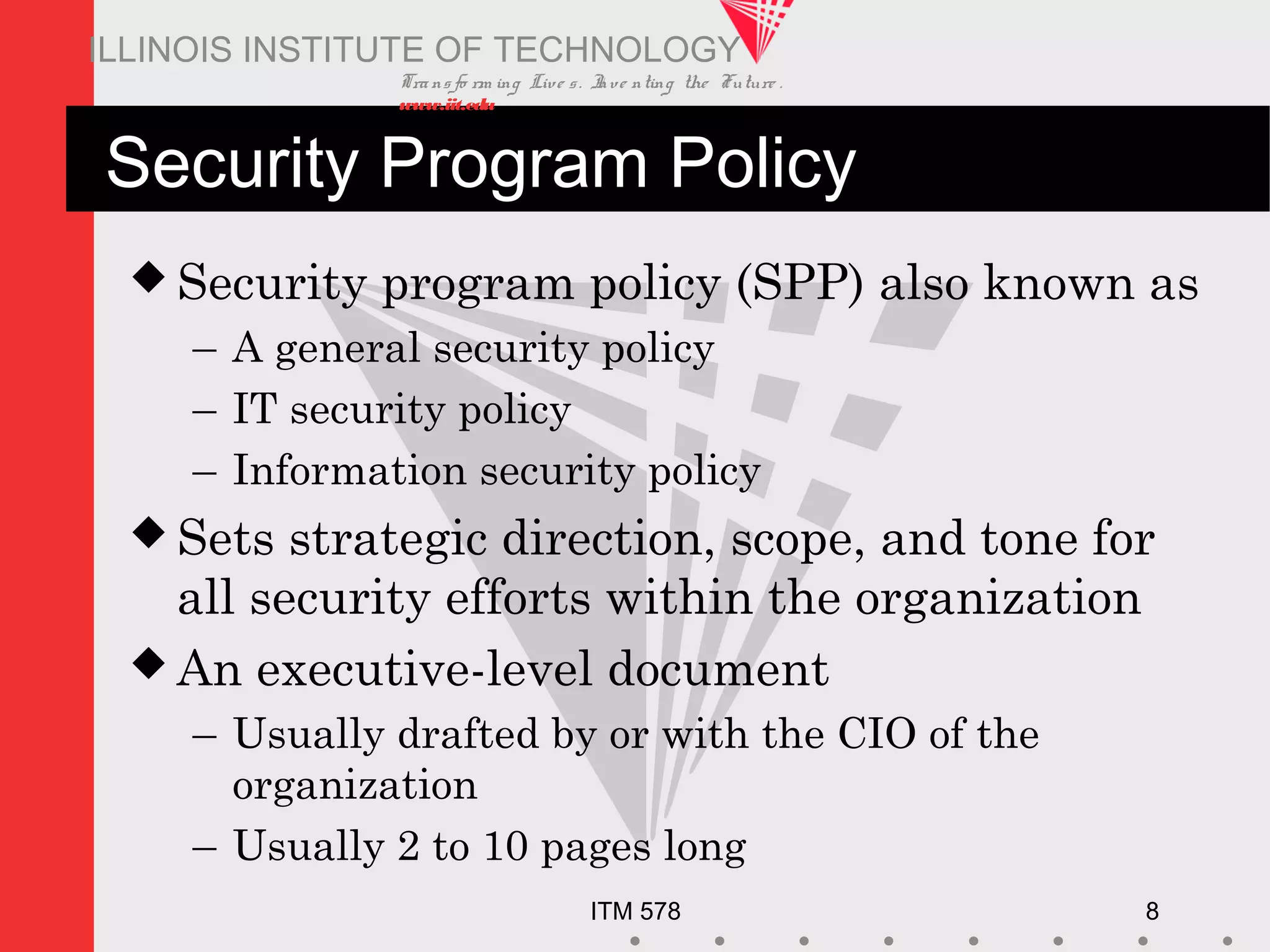 Security policy | PPT