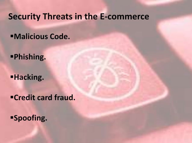 E-commerce- Security & Encryption | PPTX | Internet | Computing