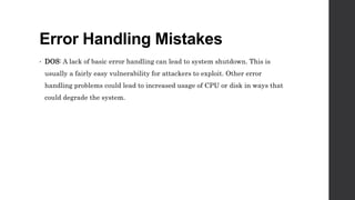 Security Practices - Exception Handling.pptx
