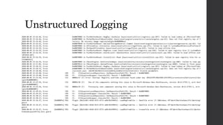 Security Practices - Logging.pptx | Computer Software and Applications ...