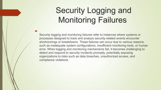 TOP 10 Vulnerabilities of OWSAP of security | PPTX | Information and ...