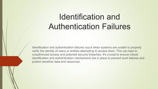 TOP 10 Vulnerabilities of OWSAP of security | PPTX | Information and ...