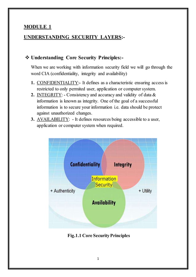 report on network security fundamentals | PDF