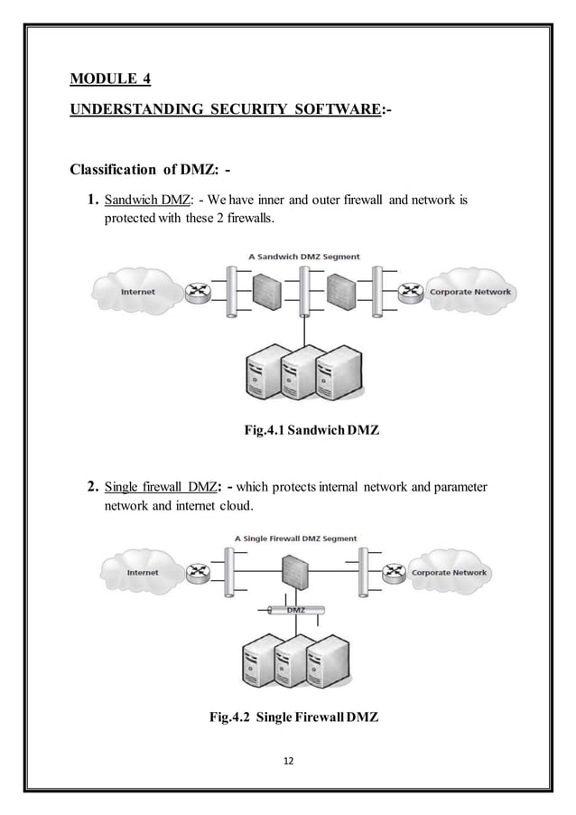 report on network security fundamentals | PDF