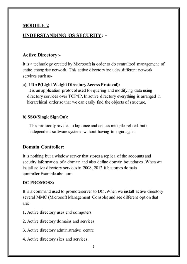 report on network security fundamentals | PDF