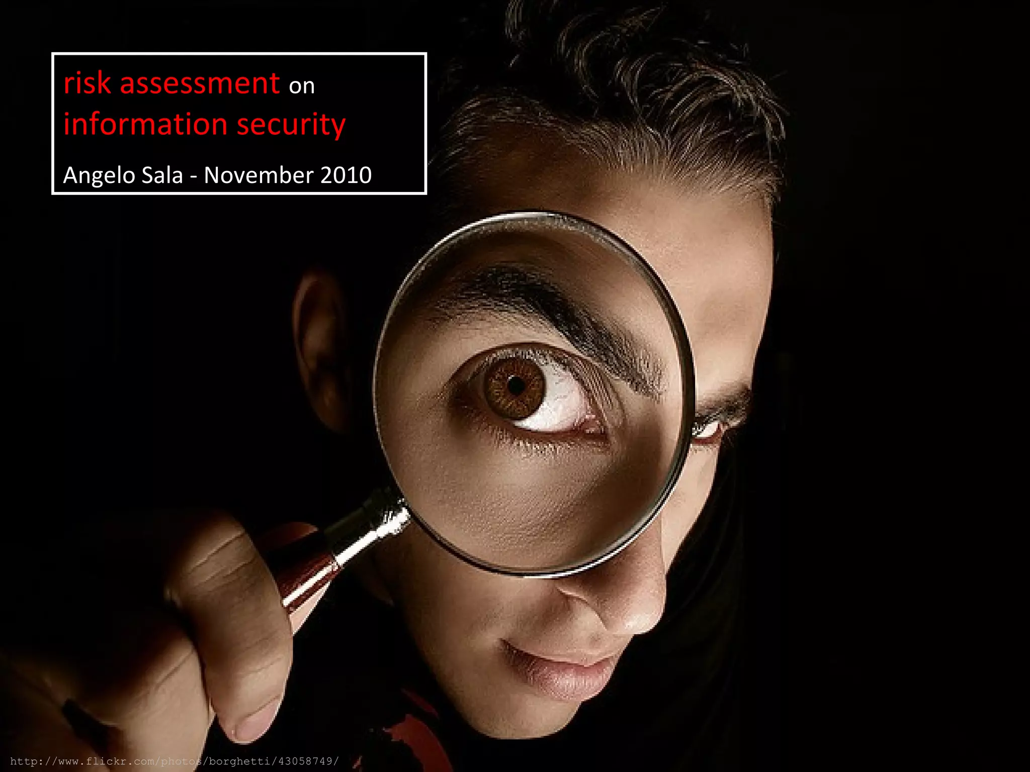 Risk Assessment On Information Security Ppt