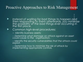 Security risk management | PPT
