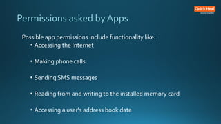 Security risks with fake apps | PDF