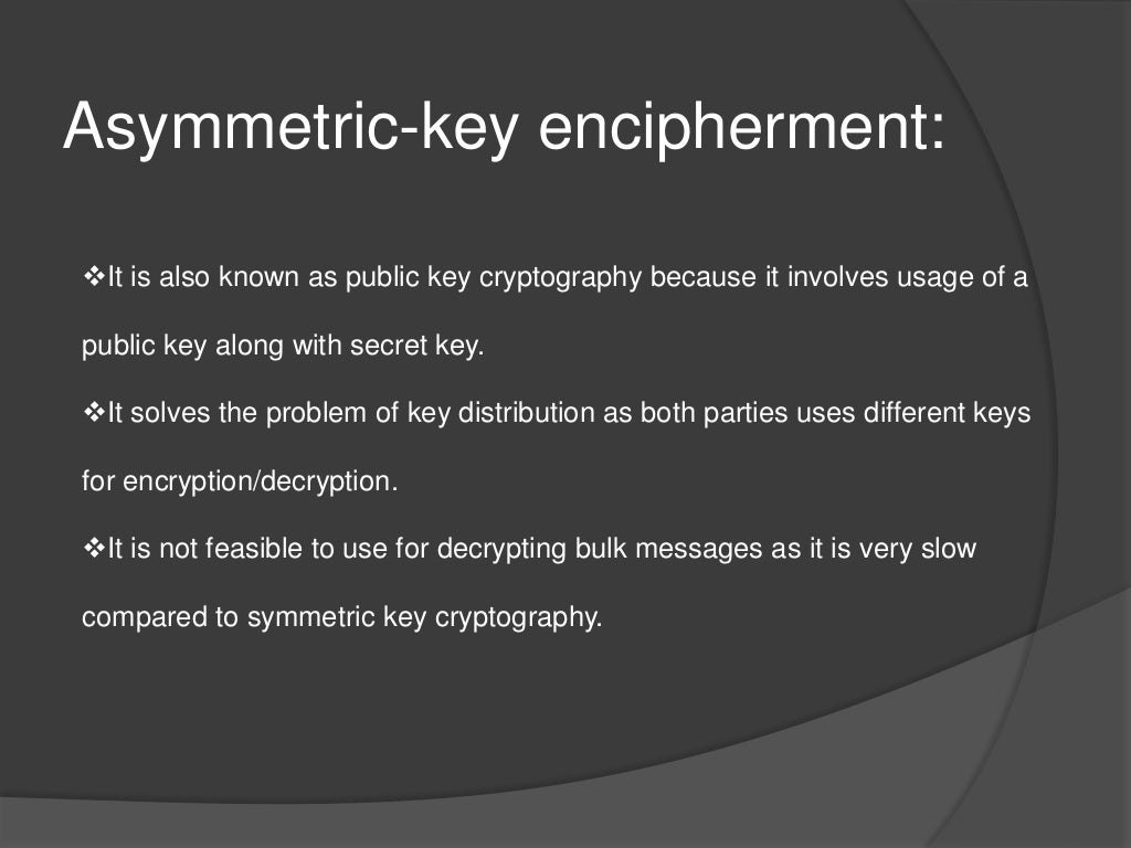 Security services and mechanisms