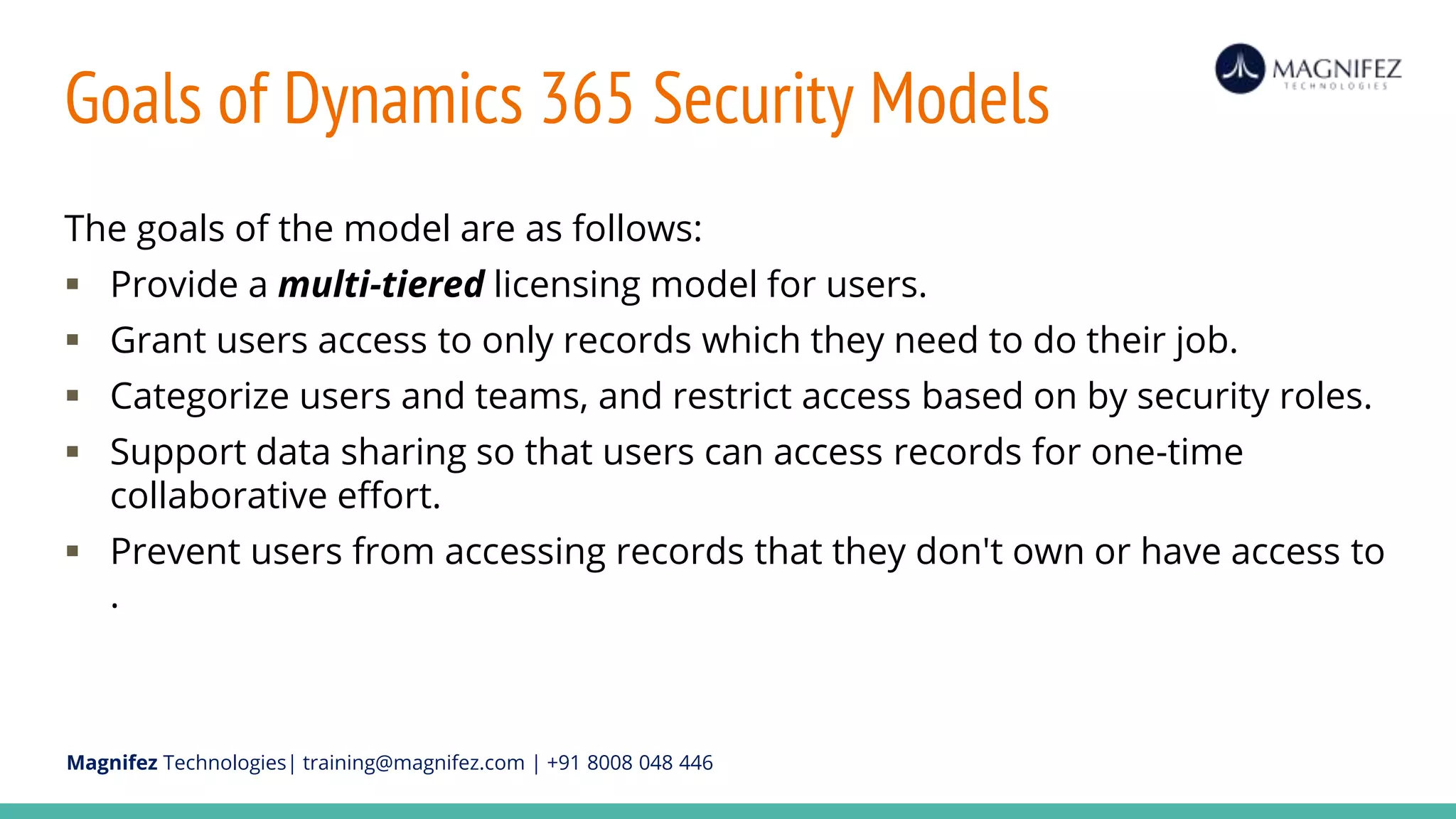 Security settings in dynamics 365 customer engagement (crm) | PPTX
