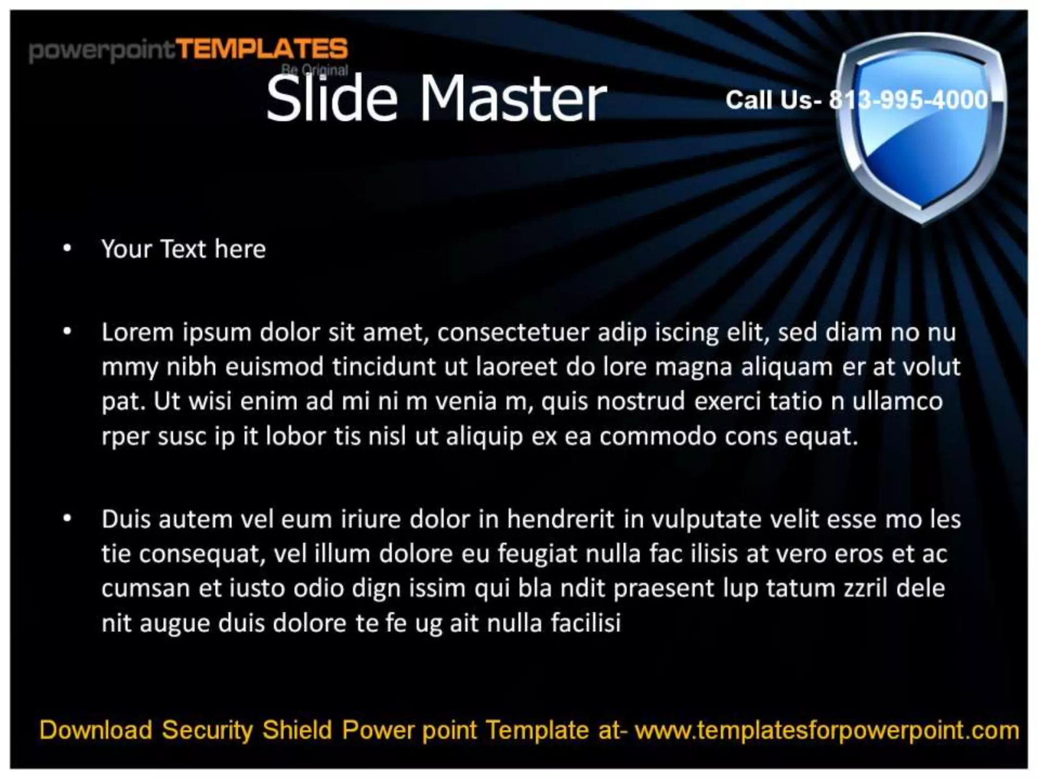 Download Security Shield Powerpoint Template | PPT | Free Download