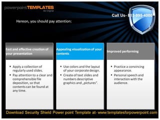 Download Security Shield Powerpoint Template | PPT