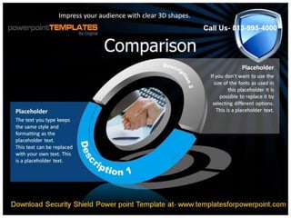 Download Security Shield Powerpoint Template | PPT