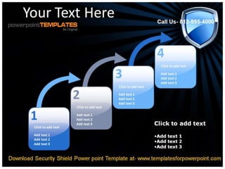 Download Security Shield Powerpoint Template | PPT