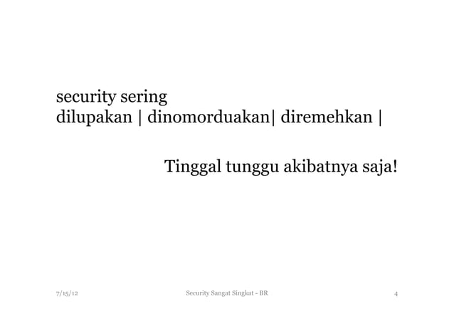 Security short intro | PPT