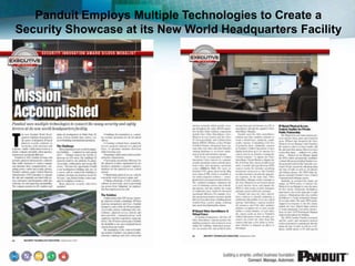 Panduit Enteprise Network Infrastructure Security Solution | PPTX