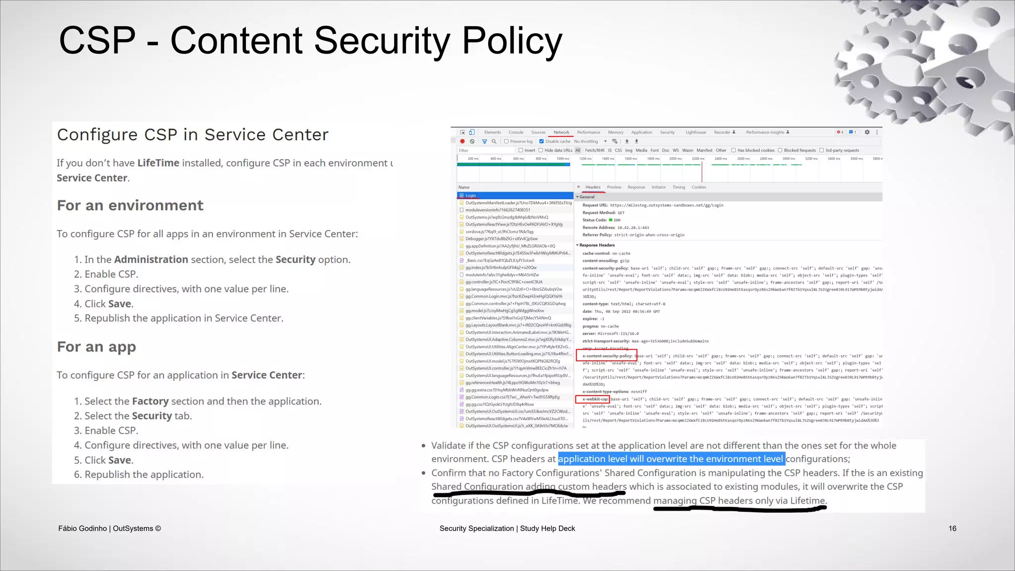 OutSystems Security Specialization - Study Help Deck | PDF
