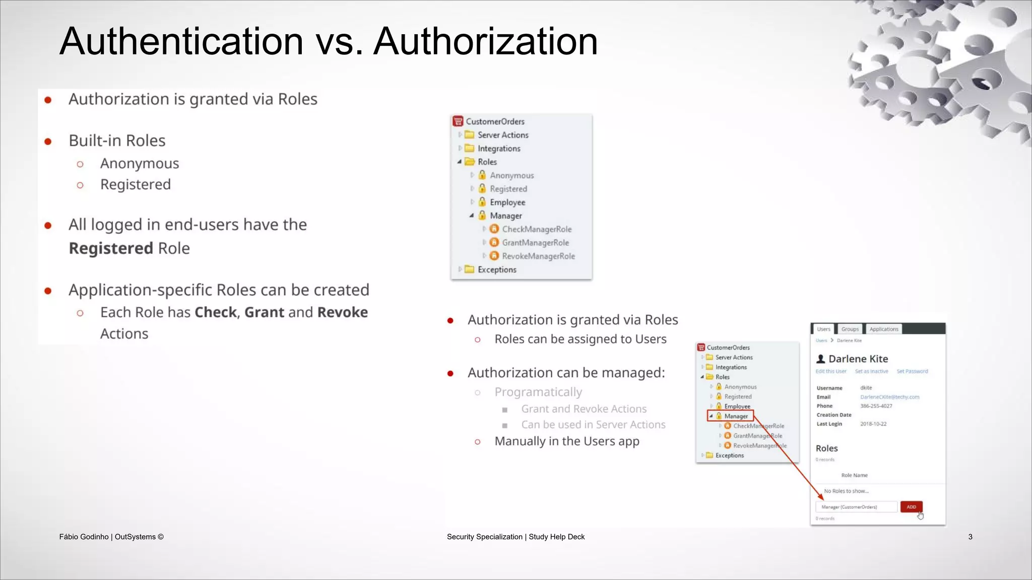 OutSystems Security Specialization - Study Help Deck | PDF