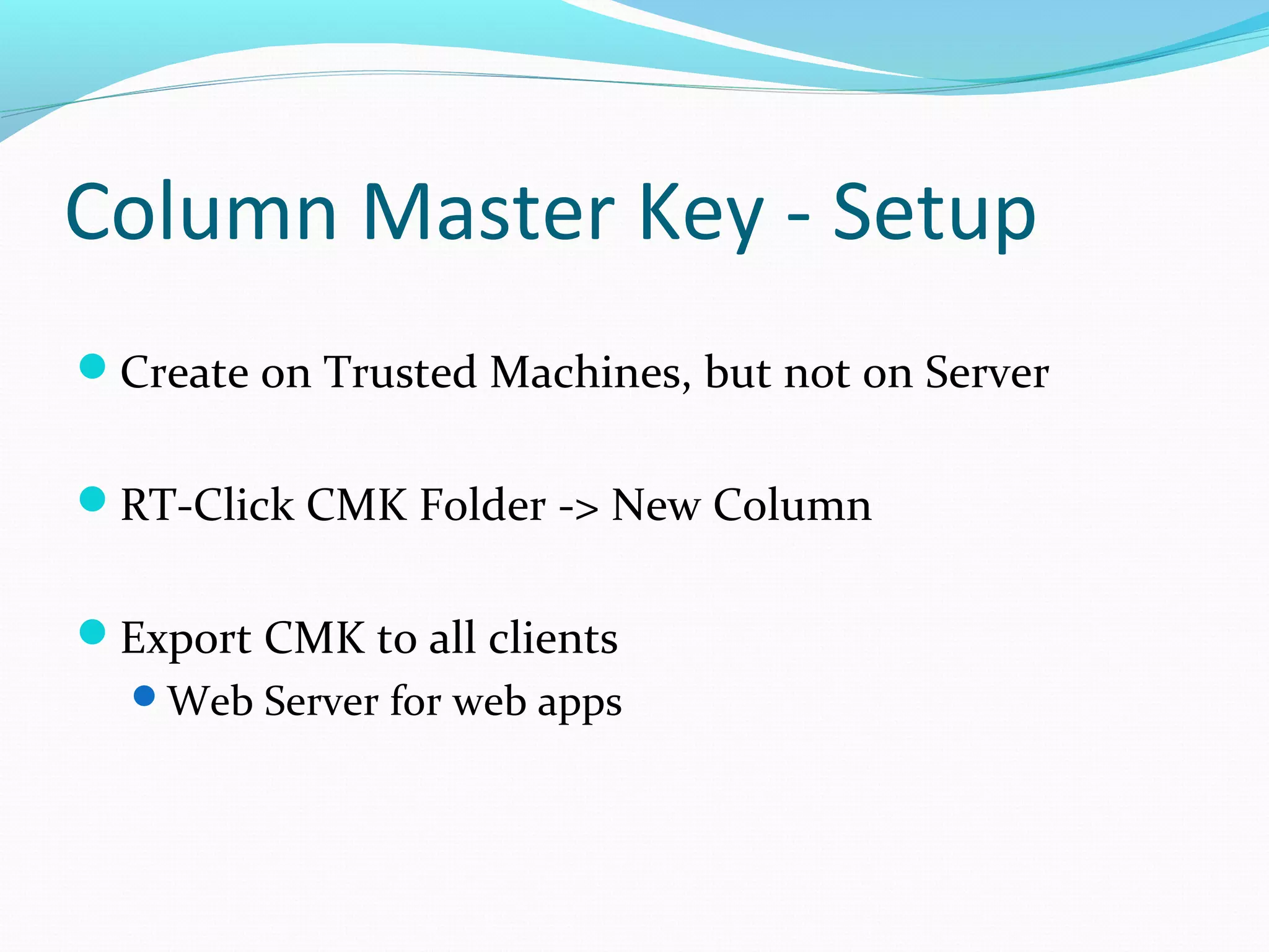 SQL Server 2016 Security Features | PPT