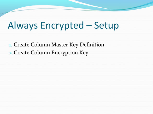 SQL Server 2016 Security Features | PPT