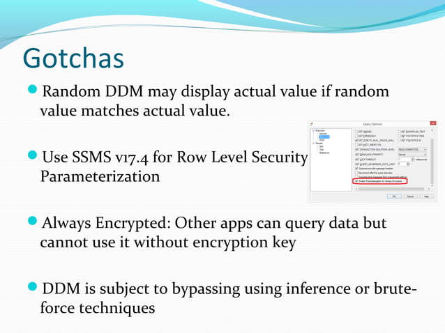 SQL Server 2016 Security Features | PPT
