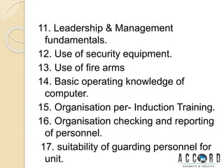 Security supervisor ppt | PPTX