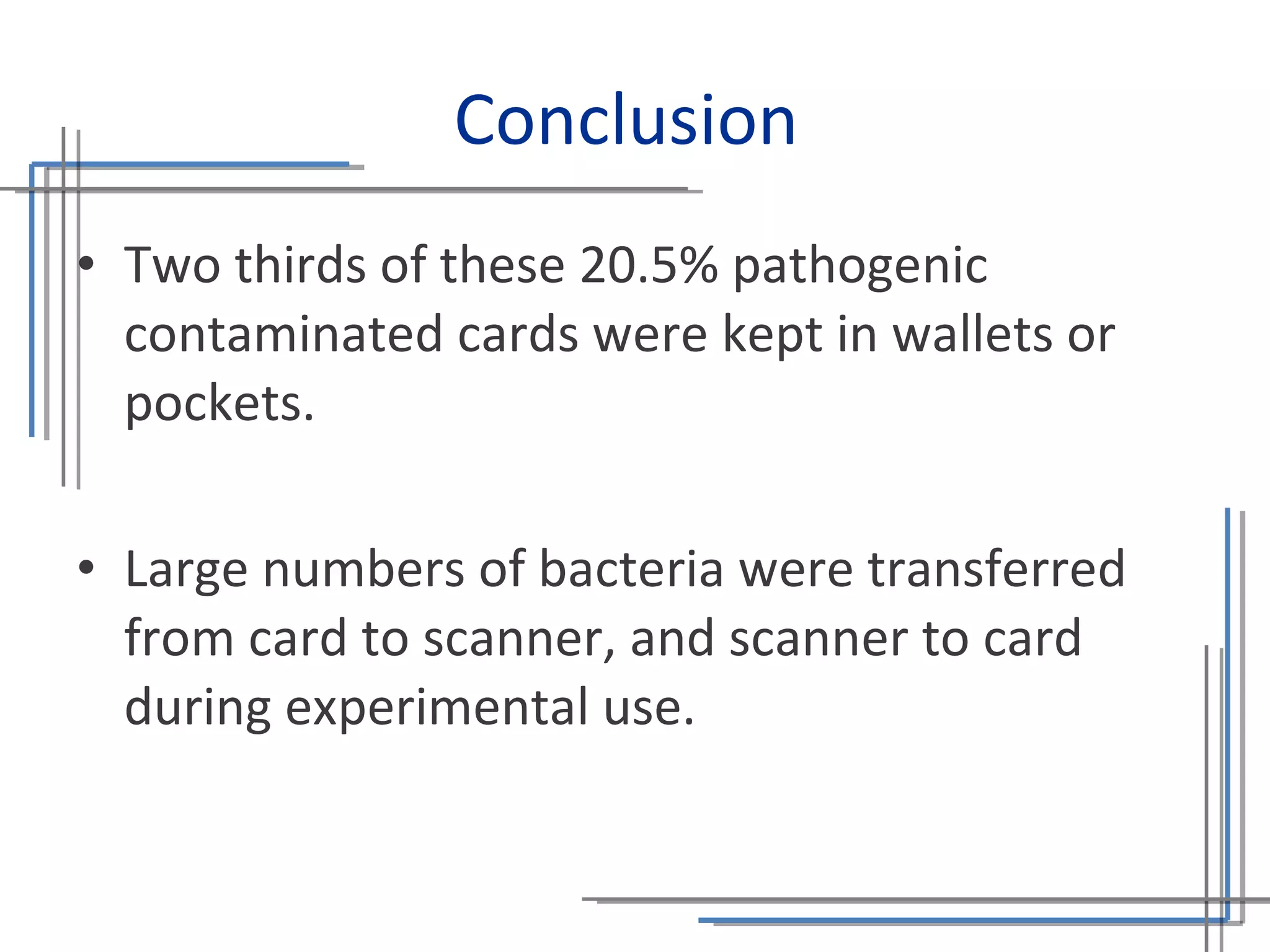 Security swipe cards & scanners are potential reservoir for hospital ...