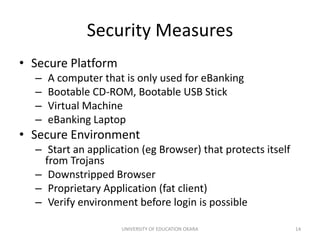 Security system in banks | PPTX