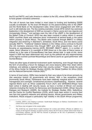 Security System Reform in Africa | PDF