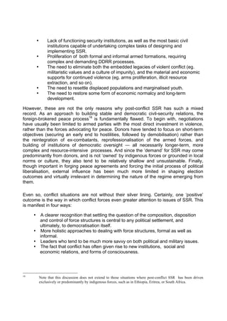 Security System Reform in Africa | PDF