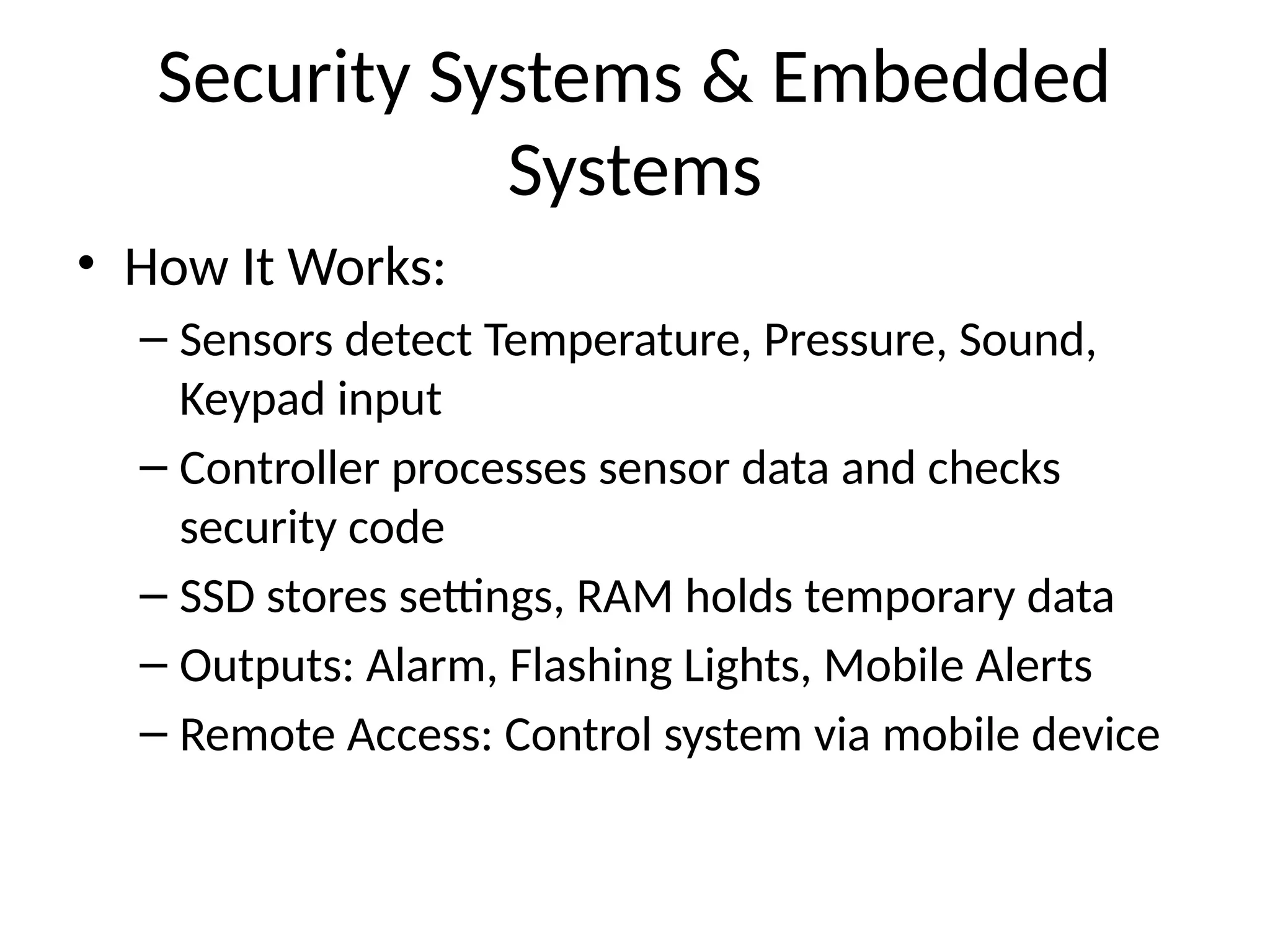 Security Systems Slide Pptx