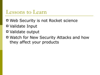 Security Tech Talk | PPT