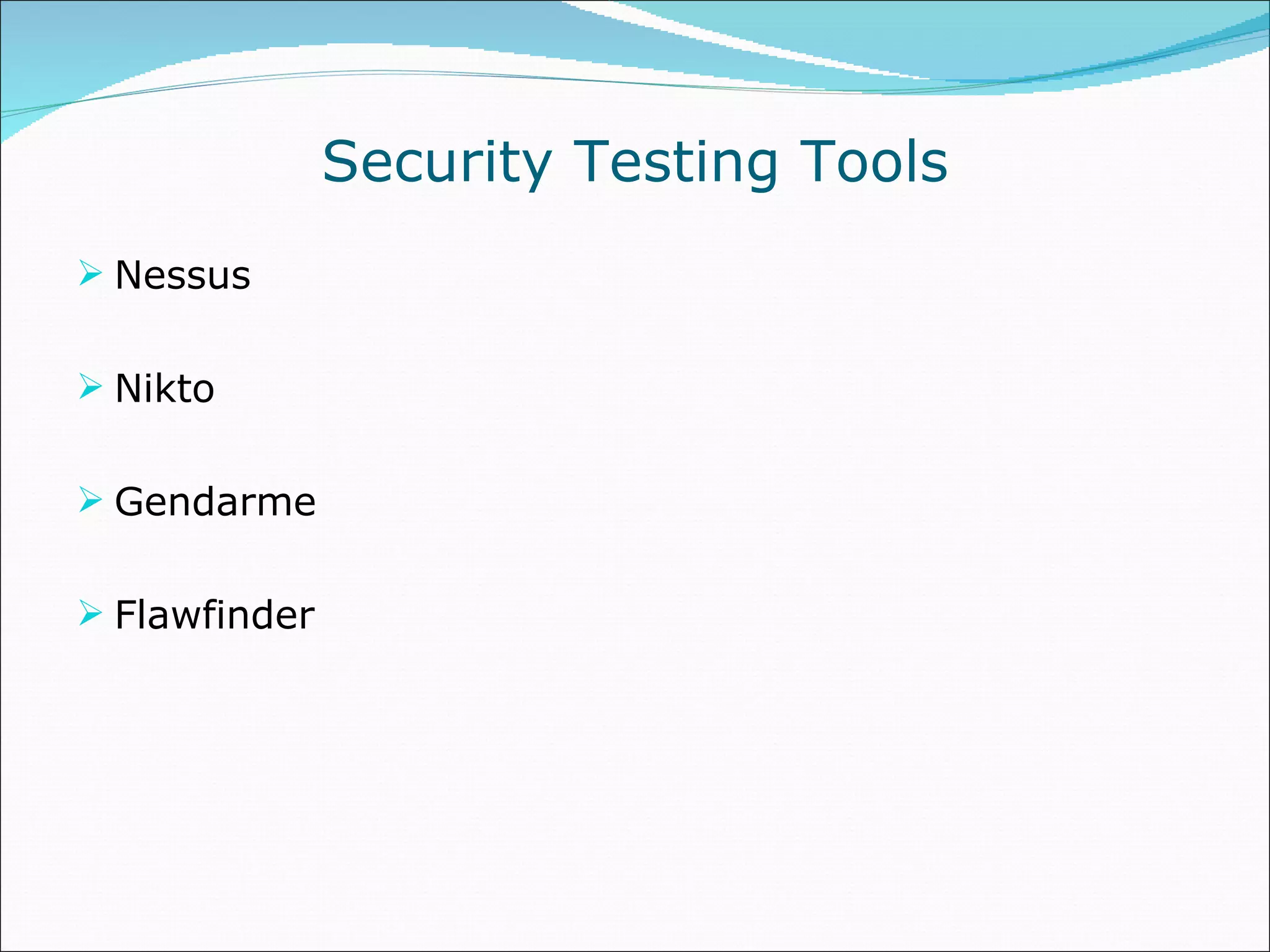 Security testing | PPT