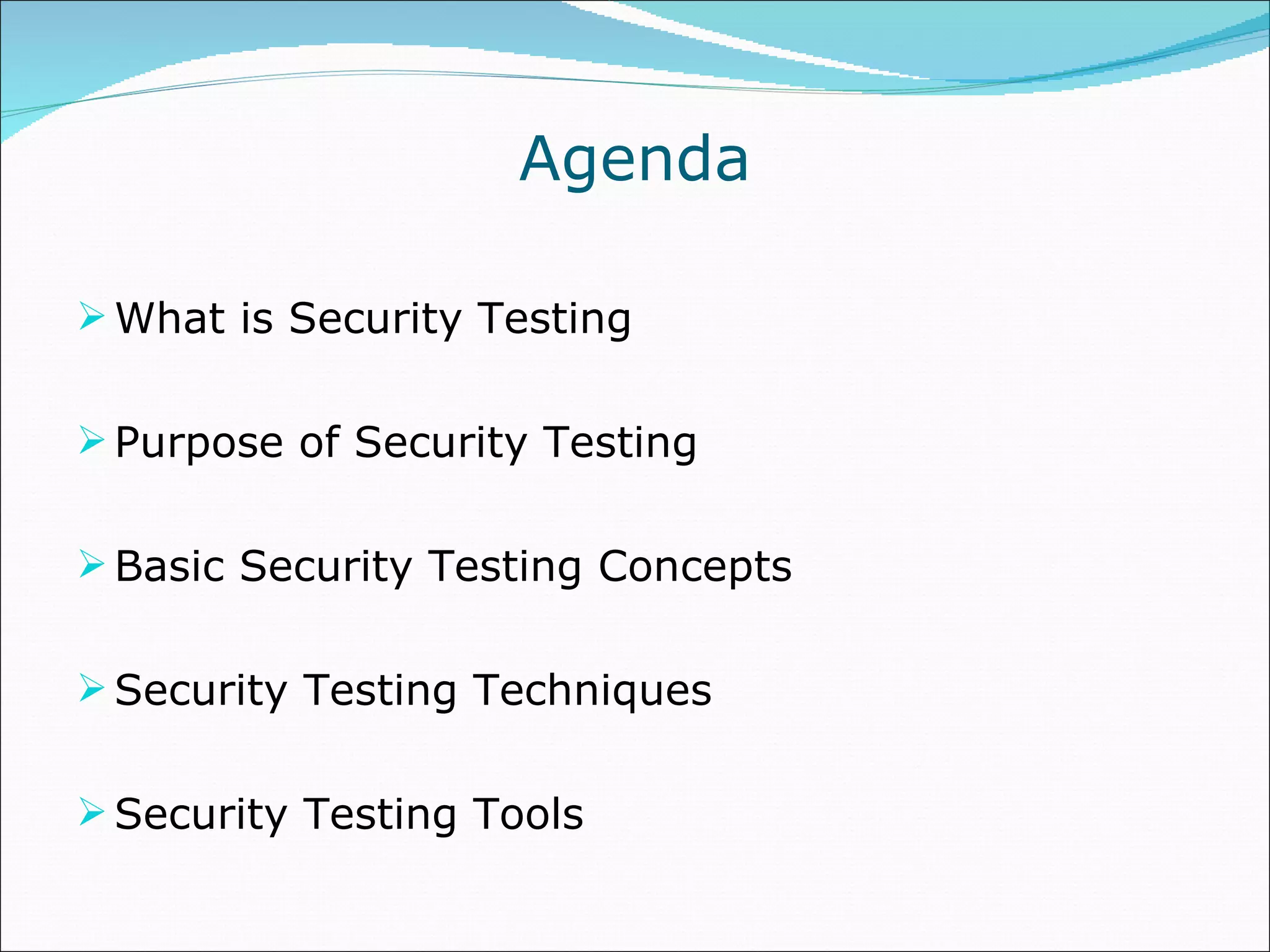 Security testing | PPT