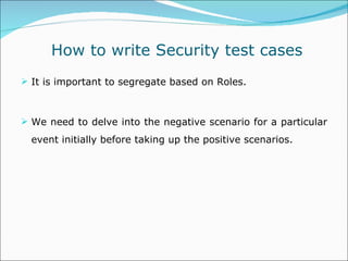 Security testing | PPT