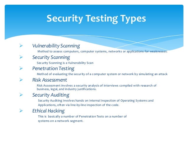 Security Testing For Web Applications