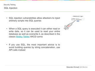 Security testing presentation | PDF