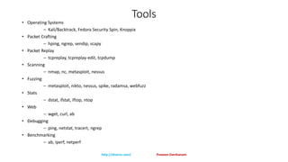 Network Security Testing Tools | PDF