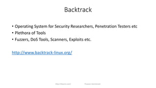 Network Security Testing Tools | PDF