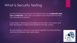 Security Testing Training With Examples | PPTX | Web Development | Internet