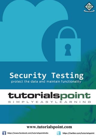 Security testing tutorial | PDF