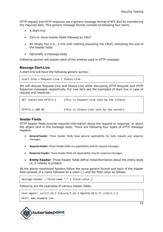 Security testing tutorial | PDF