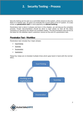 Security testing tutorial | PDF