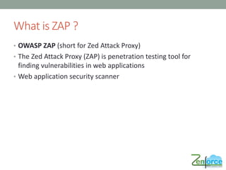 Security Testing using ZAP in SFDC | PDF