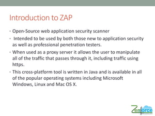 Security Testing using ZAP in SFDC | PDF