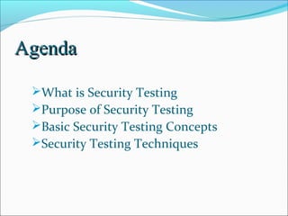 Security testing vikesh kumar | PPT