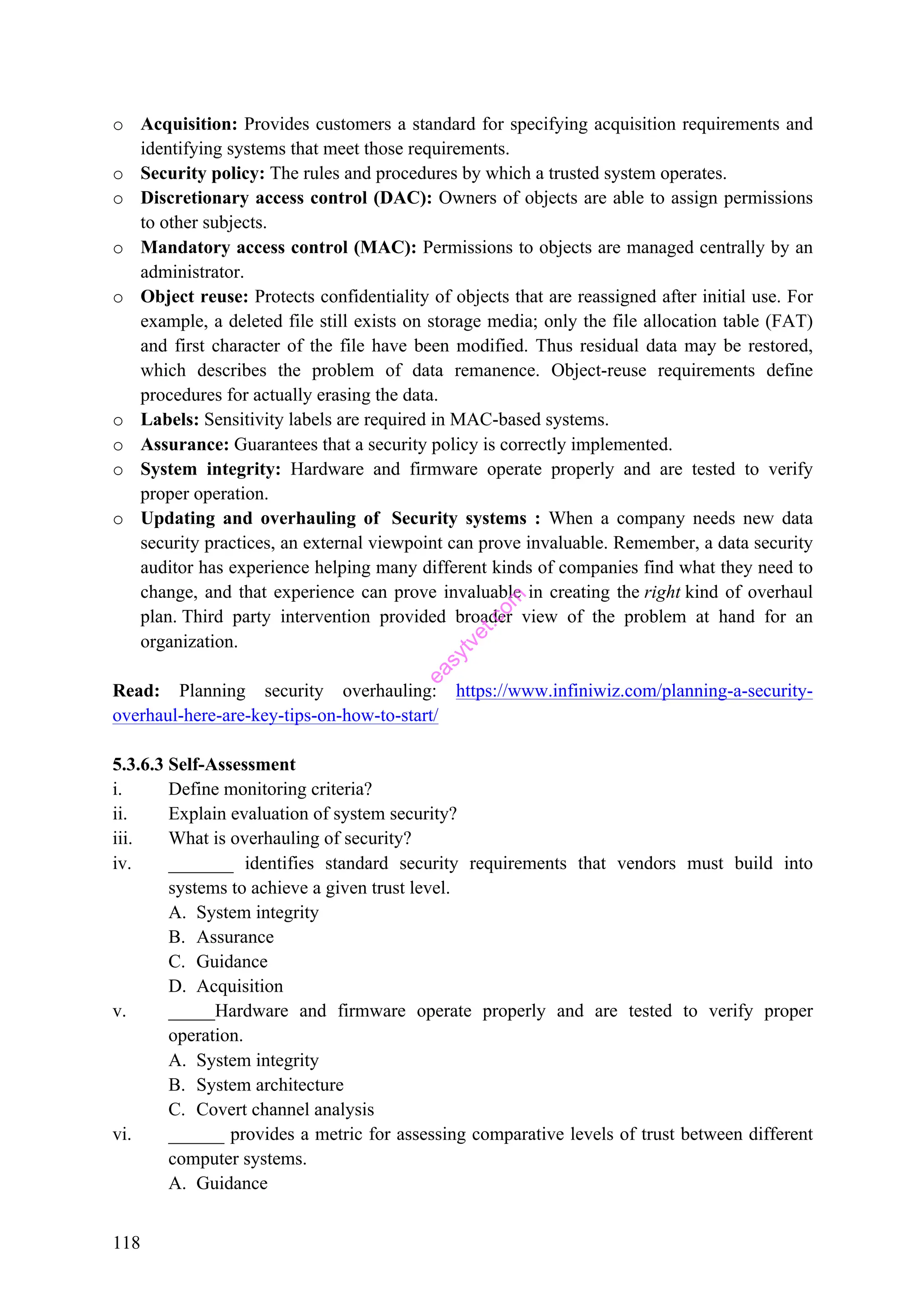 security_threats.pdf and control mechanisms | PDF