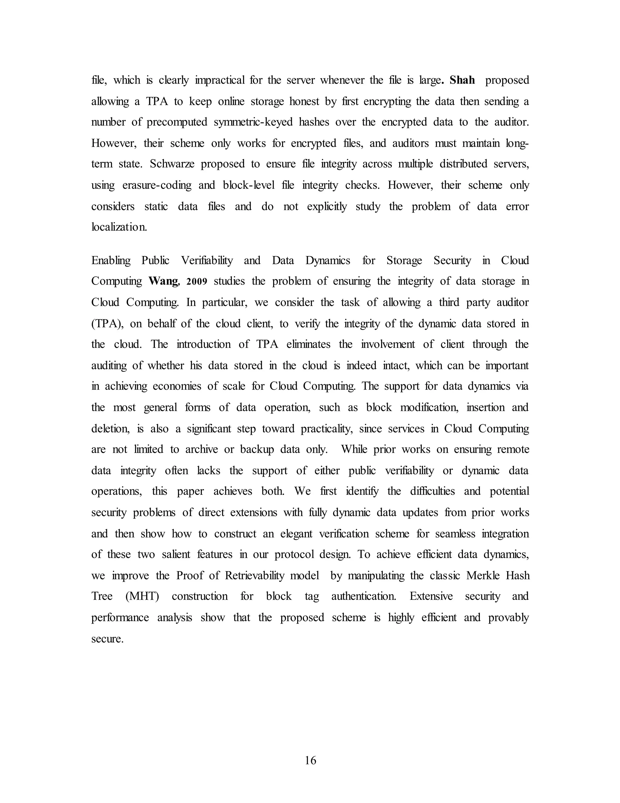 Security threats in cloud computing | DOC